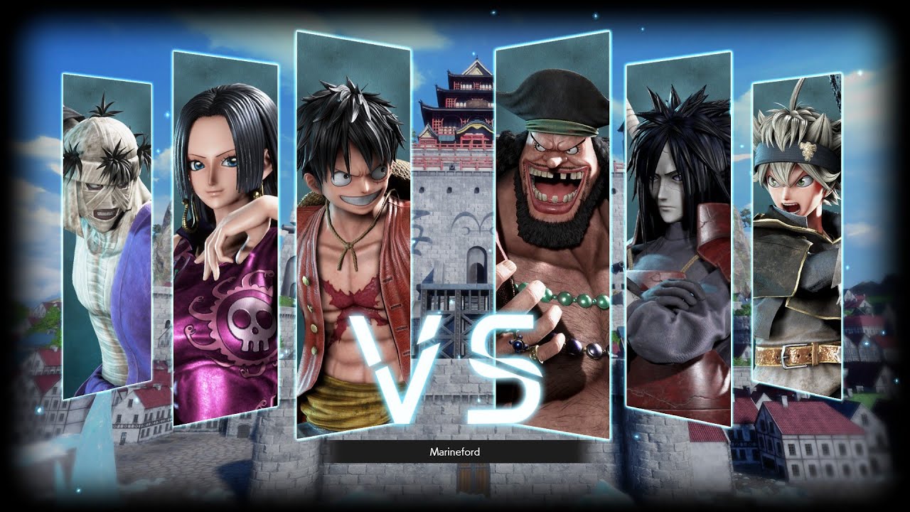 Jump Force's Fight 52 (Luffy, Boa Hancock & Shishio vs Blackbeard ...