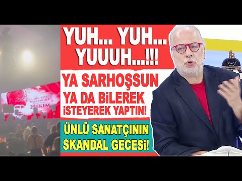 Ünlü sanatçının skandal gecesi! Konserde büyük ayıp! Protesto edildi... Bilal Özcan çıldırdı
