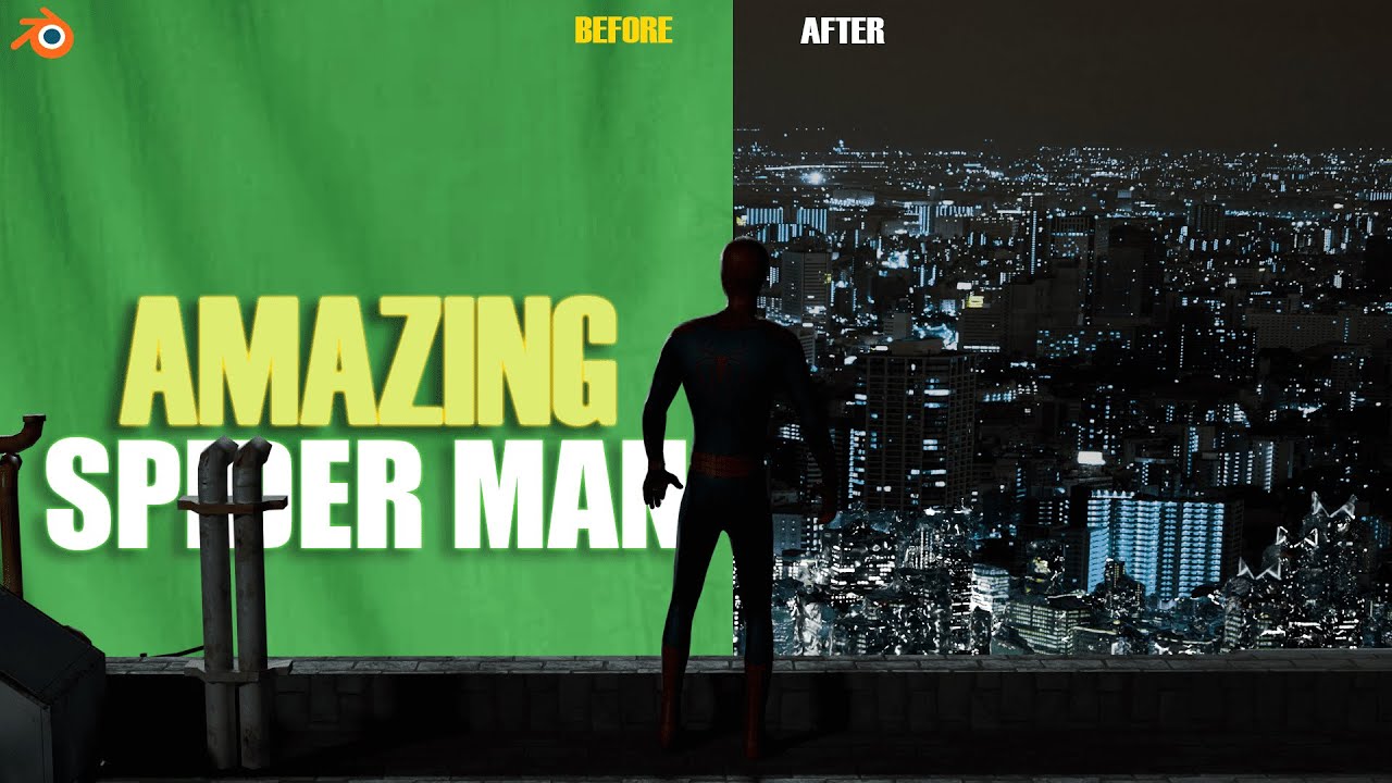 I RECREATE THE AMAZING SPIDER MAN 2 MOVIE SCENE USING 3D - YouTube