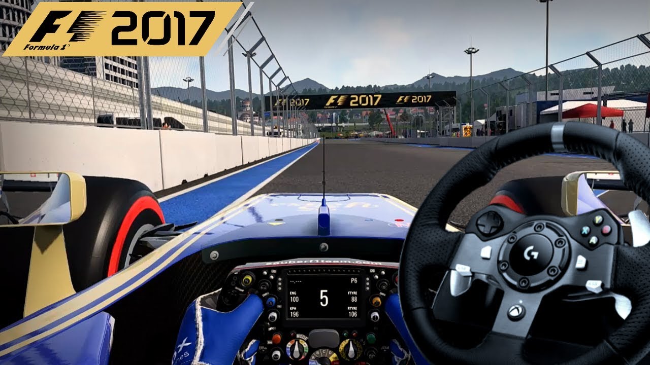 F1™ 2017 Logitech G920 Wheel And Camera Settings - YouTube