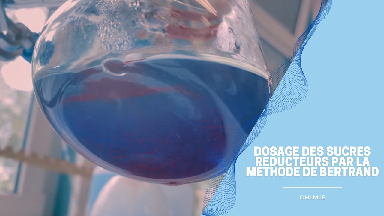 Dosage des sucres réducteurs par la méthode de Bertrand - YouTube