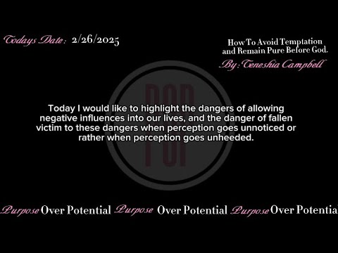 How To Avoid Temptation and Remain Pure Before God | Proverbs Chap 7 ...