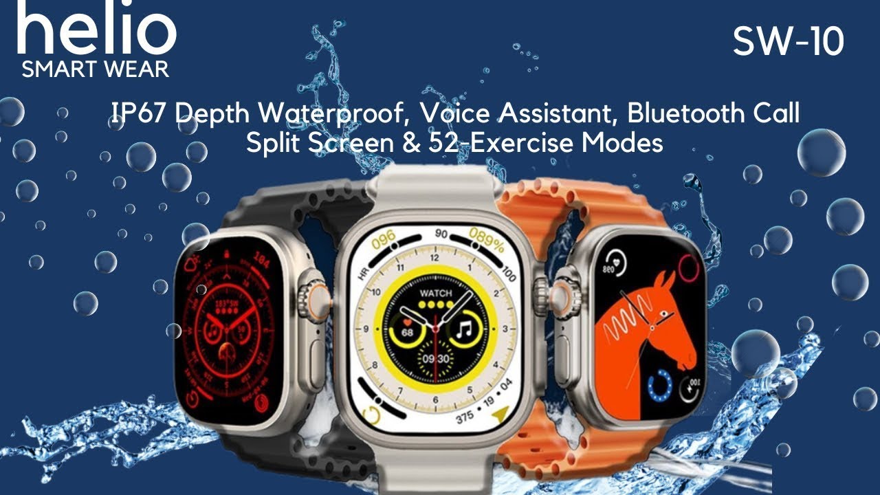 Helio SW10 Smart Watch Unboxing Video - YouTube