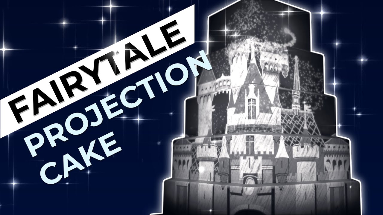Fairytale Projection Wedding Cake Mapping by Luma Bakery - YouTube