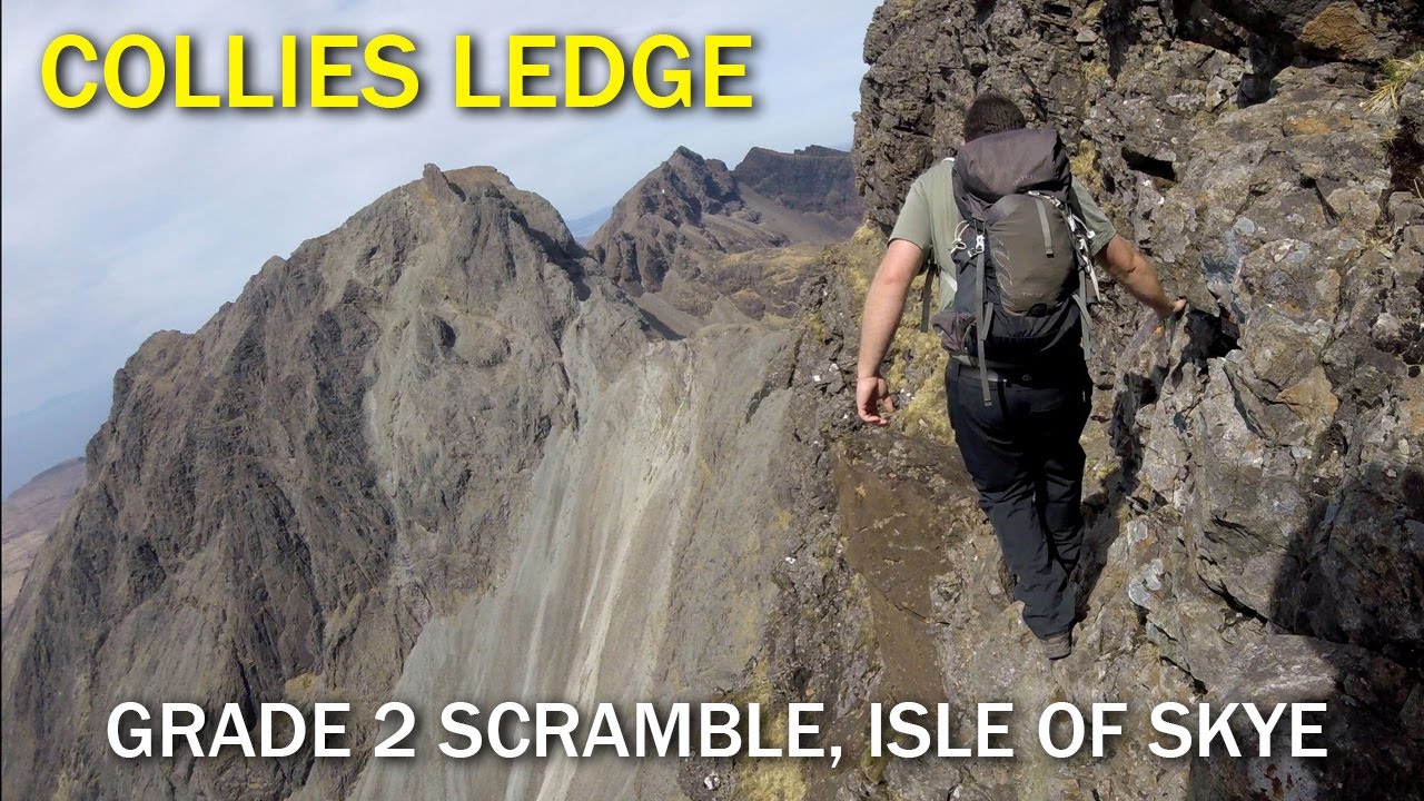 Collies Ledge - Grade 2 Scramble - The Black Cullins, Isle of Skye ...