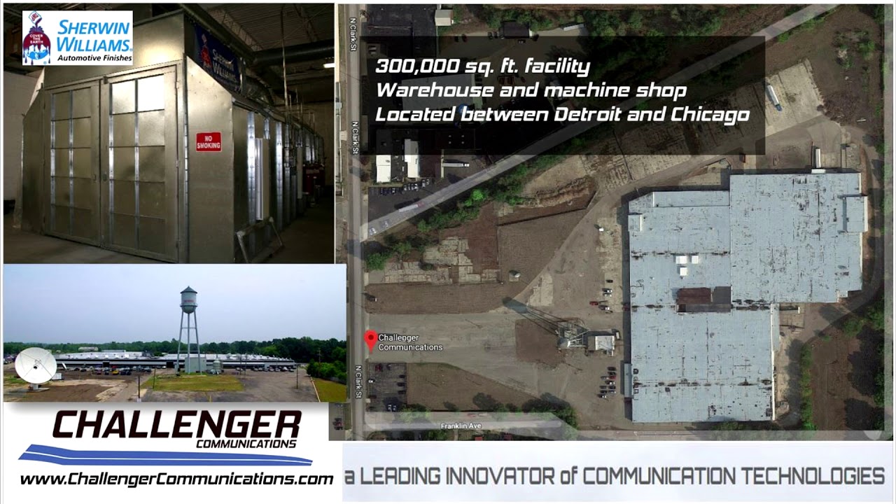 Challenger Communications Factory & Warehouse - YouTube