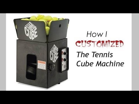 The Cube Tennis Machine Customized - YouTube