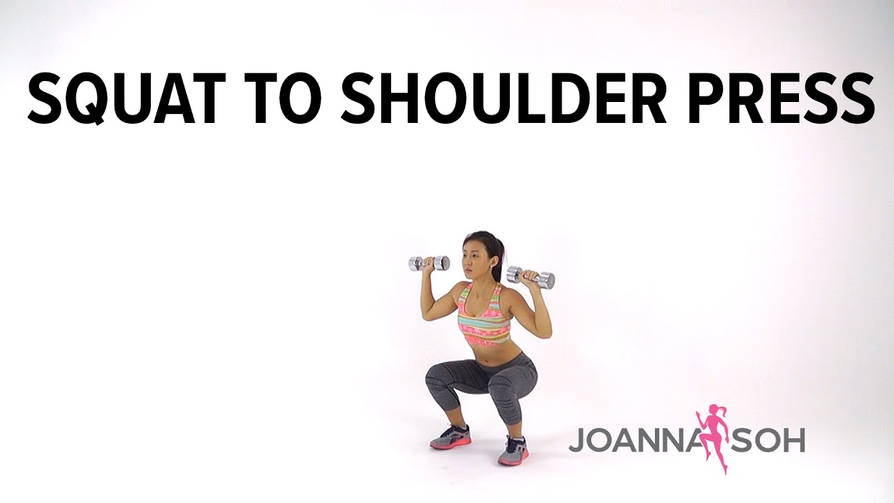 How to do Squat to Shoulder Press | Joanna Soh - YouTube