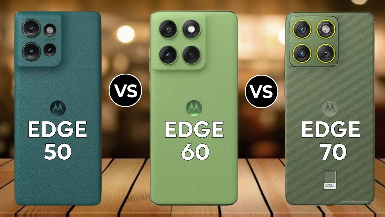 Moto Edge 50 Vs Moto Edge 60 Vs Moto Edge 70 | Full Comparison ⚡ - YouTube