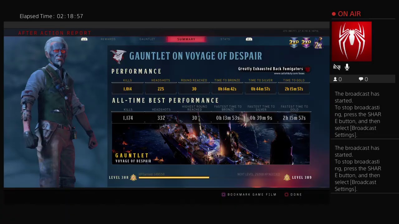 Bo4 new gauntlet 2 man flawless take 1 - YouTube