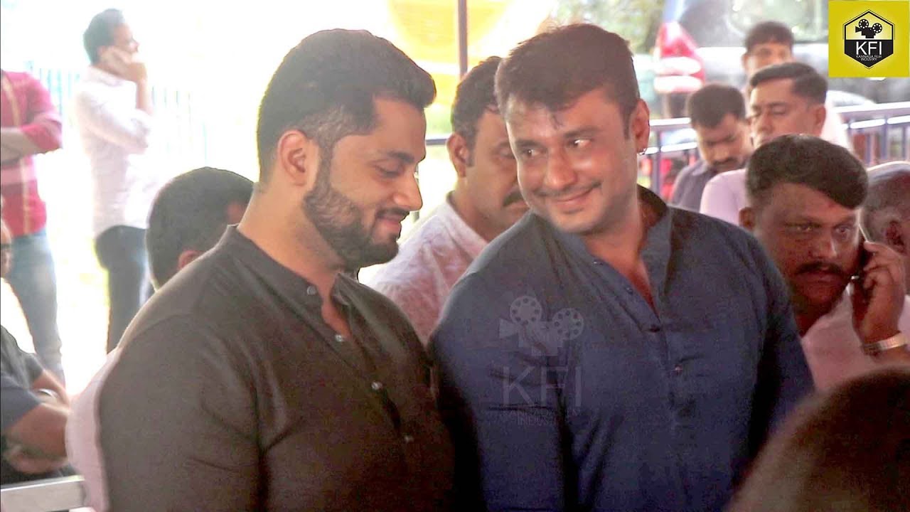 Darshan Abhishek Ambareesh Best Moments | D Boss | Ambarish Death ...