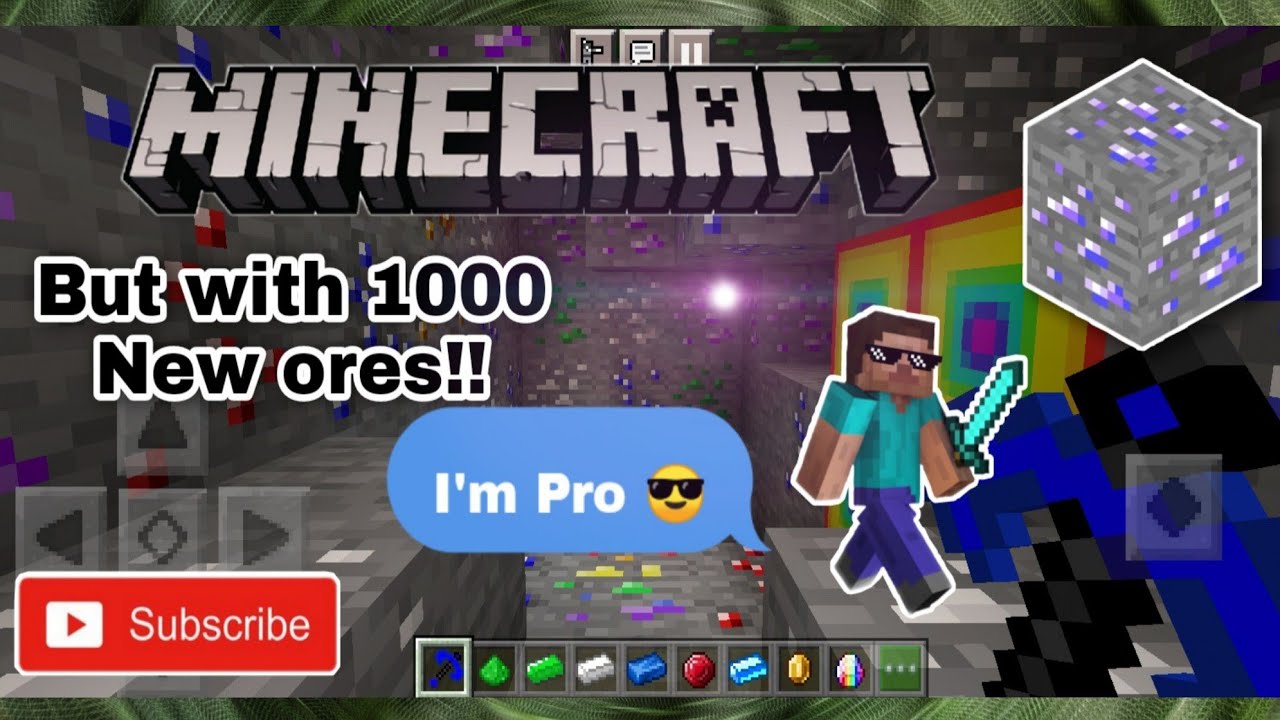 MINECRAFT BUT WITH 1000 NEW ORES | EPISODE 1 -THE JADE SWORD HELPED ME ...