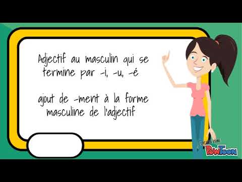 La formation des adverbes - 3e cycle du primaire - YouTube