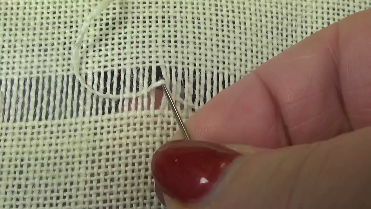 Technique - Hemstitch - Fabric Preparation - YouTube