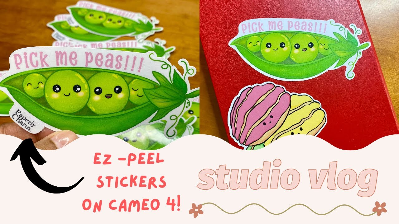 New Die Cut and EZ Peel/ Easy Peel Stickers - YouTube