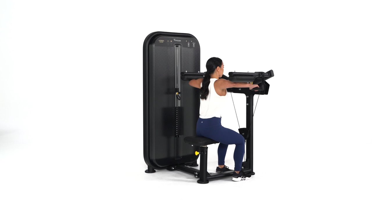 Vision Selectorized Strength-Lateral Raise Movements - YouTube