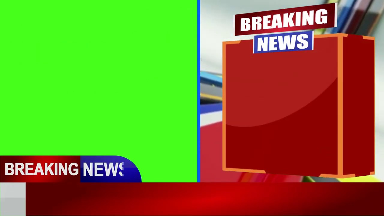 Breaking News Nreen Screen Templates For News Channel By Ar Graphics ...