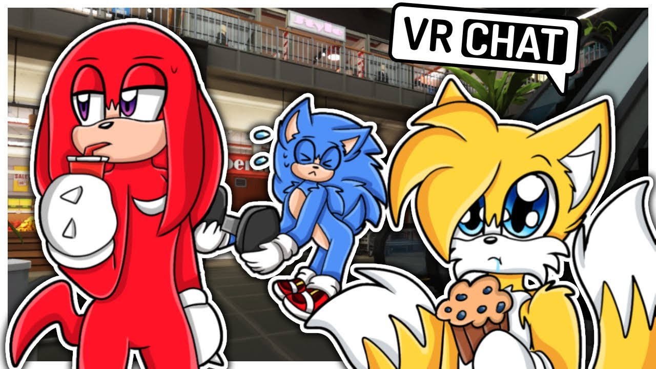 Team Movie Sonic Visits The Mall In VR CHAT!! - YouTube