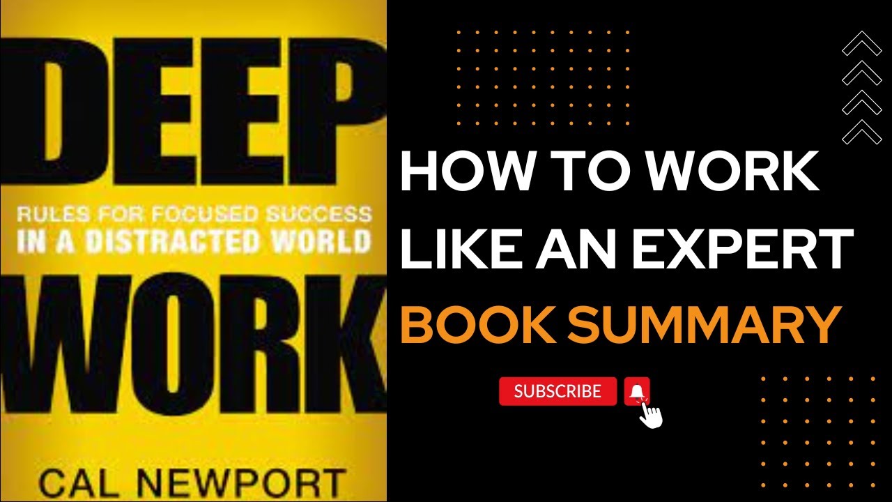 Deep Work by Cal Newport book Summary in English| Deep work book ...