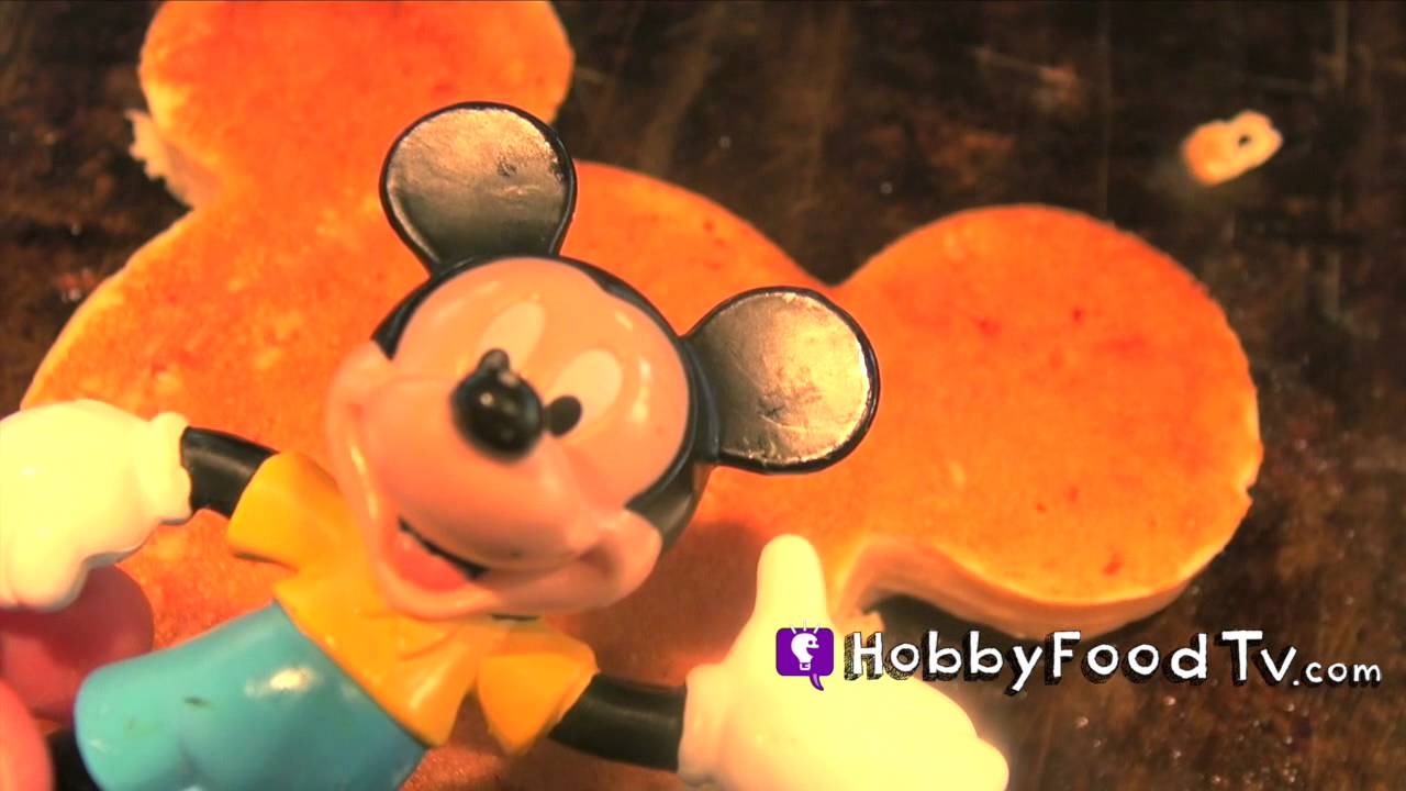 HobbyFood: Disney Mickey Mouse Pancakes! Blueberry Raspberry ...