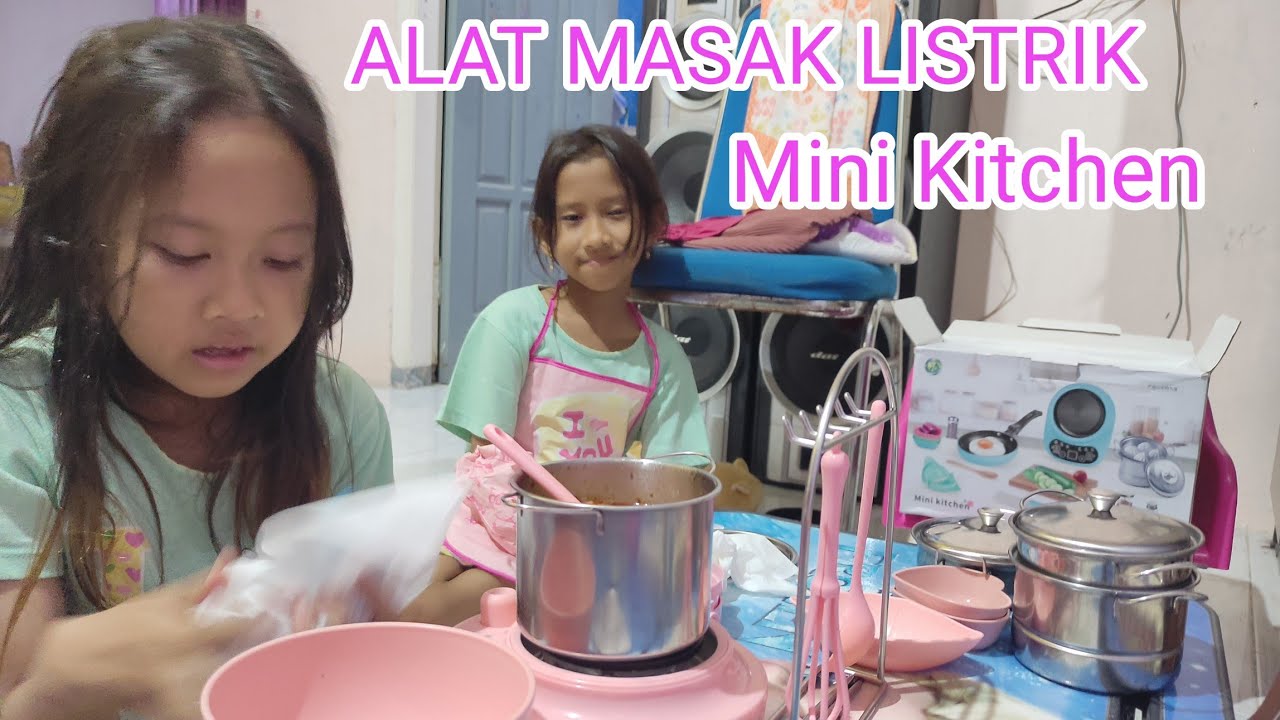Memasak dengan Alat Masak Listrik (mini kitchen) - YouTube