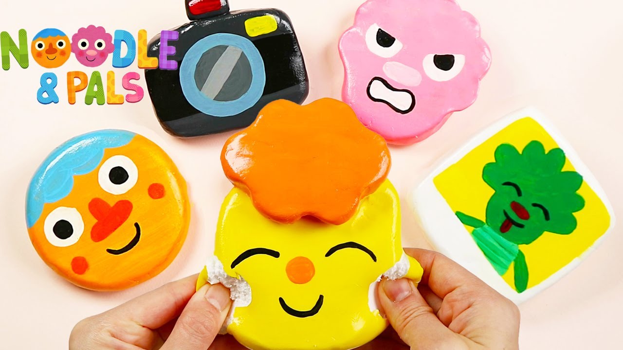 Say Cheese! | super simple songs Noodle & Pals clay cracking ASMR 54 ...