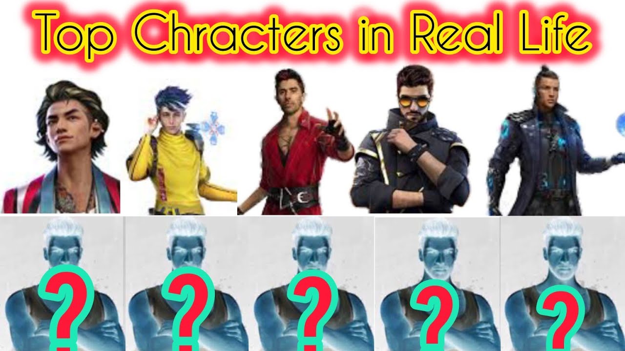 FREE FIRE CHARACTERS IN REAL LIFE || - YouTube