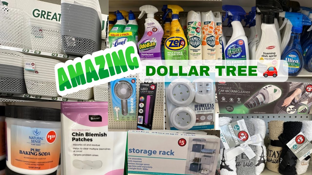 NEW! Dollar Tree Shop With Me | Remote Control Led Light NEW Cleaning ...