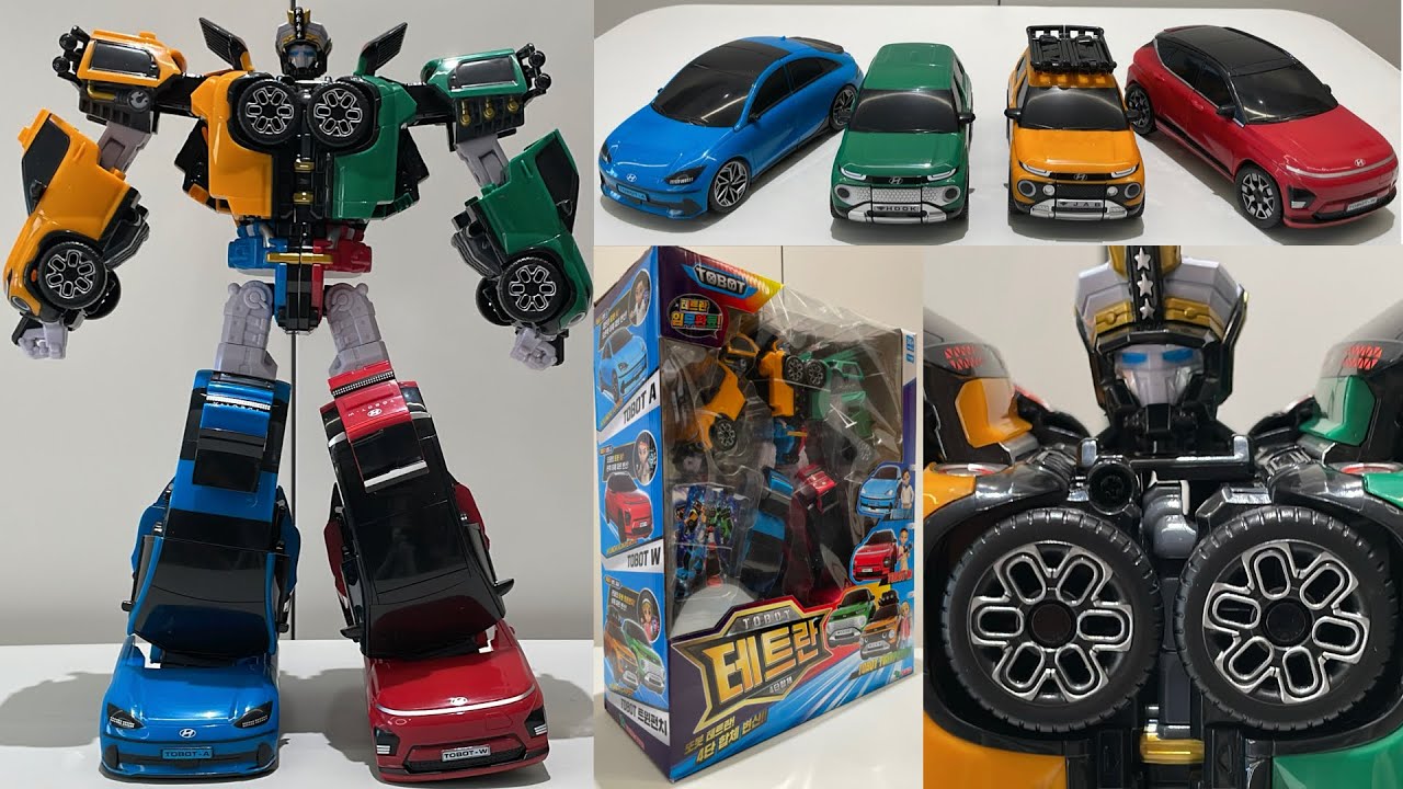 또봇 테트란 언박싱 리뷰 (실물이 멋집니다) TOBOT TETRAN - YouTube