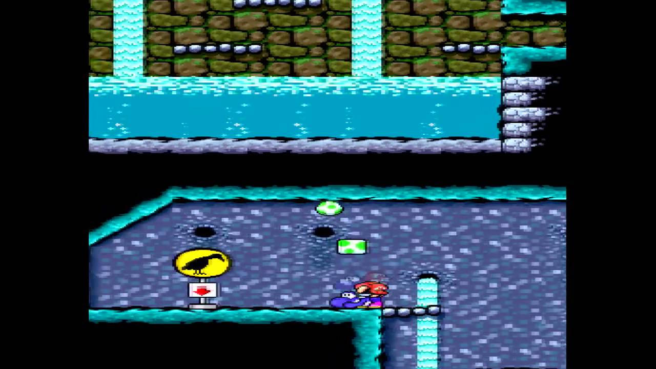 Yoshi's Island DS 2-8 Big Bungee Piranha's Lair - YouTube