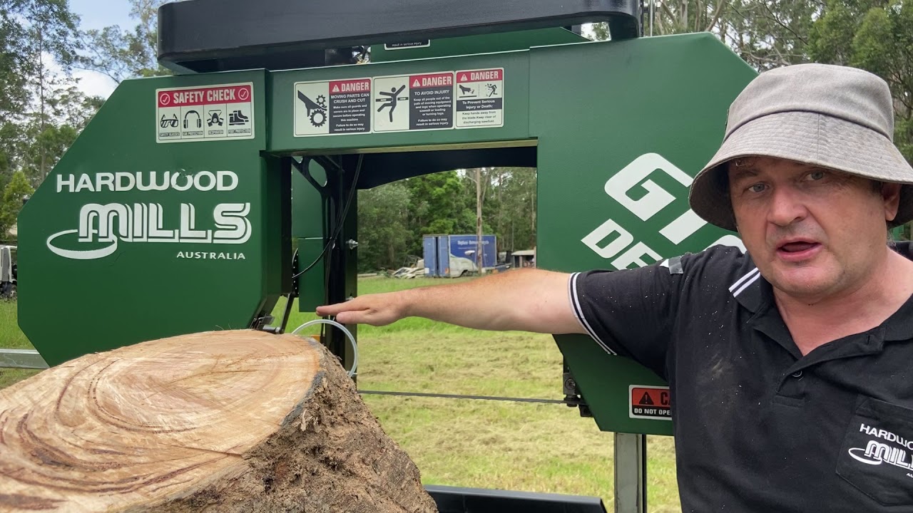 New Gt26 Deluxe deep cut portable sawmill Hardwood mills - YouTube