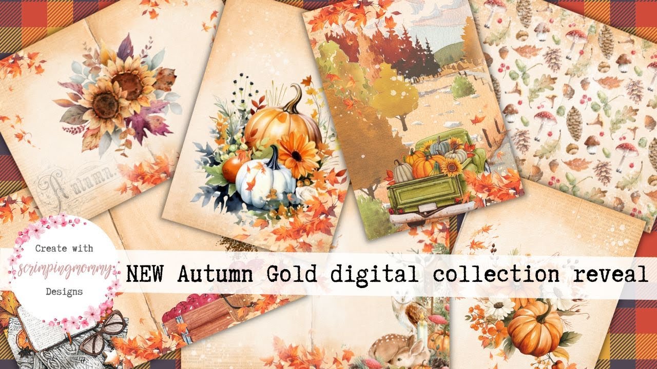 NEW Autumn Gold digital collection reveal - YouTube
