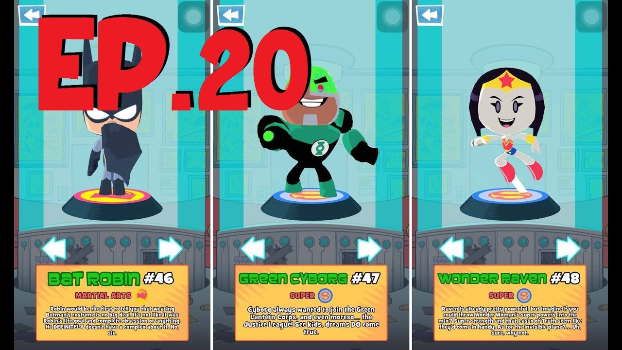 Teeny Titans - A Teen Titans Go! - FIGURE 46,47,48 - BAT ROBIN/GREEN ...