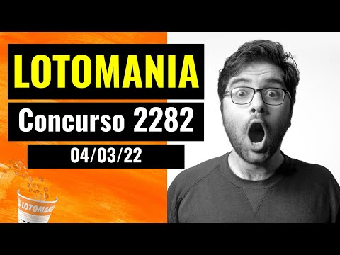 Resultado Lotomania de hoje - Concurso 2282 dia 04/03/22