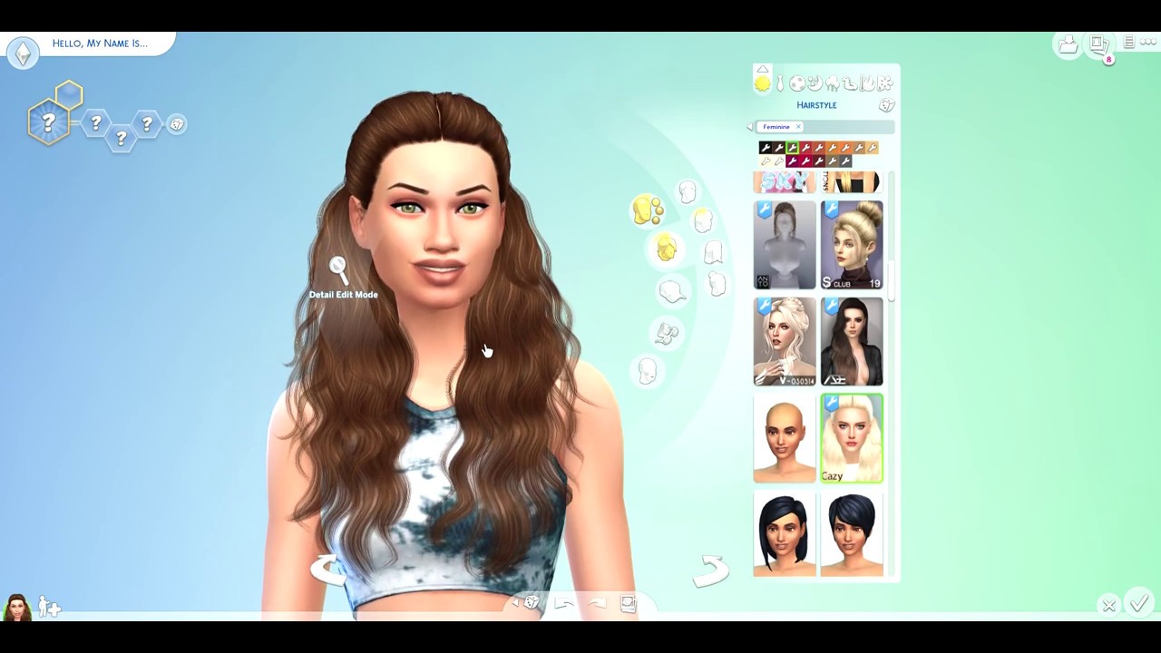 The Sims™ 4/CAS/ Making famous tiktokers/Addison Rae/ - YouTube