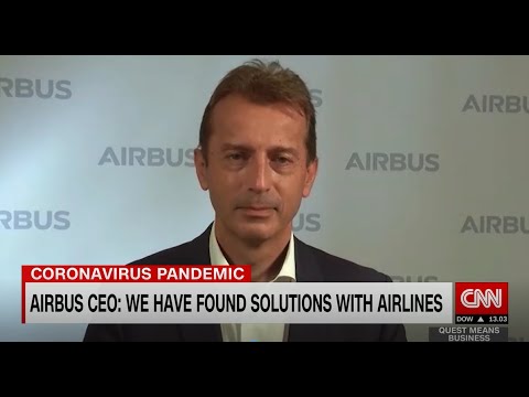 Airbus CEO: Aviation has endured "roller coaster" year - YouTube