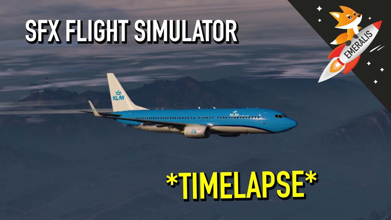 FiveM SFX Flight Simulator Timelapse (LSIA-PBIA / PBIA-LSIA) - YouTube