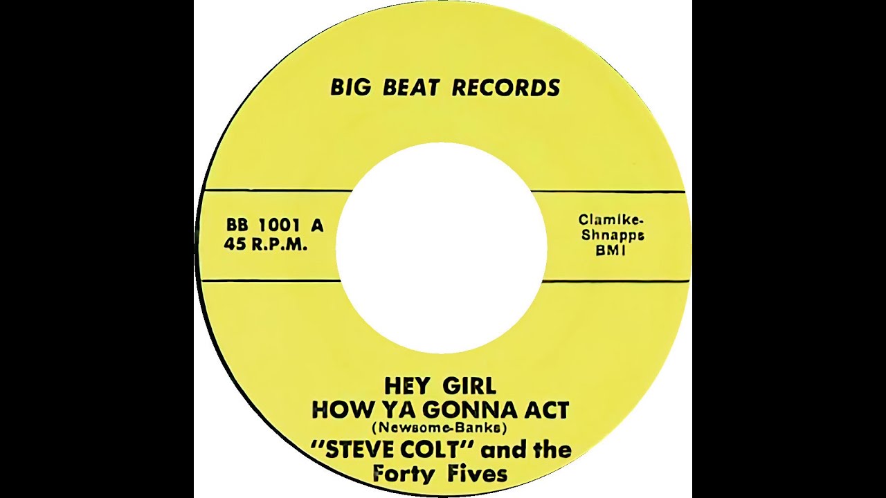 STEVE COLT & THE FORTY FIVES HEY GIRL HOW YOU GONNA ACT - YouTube