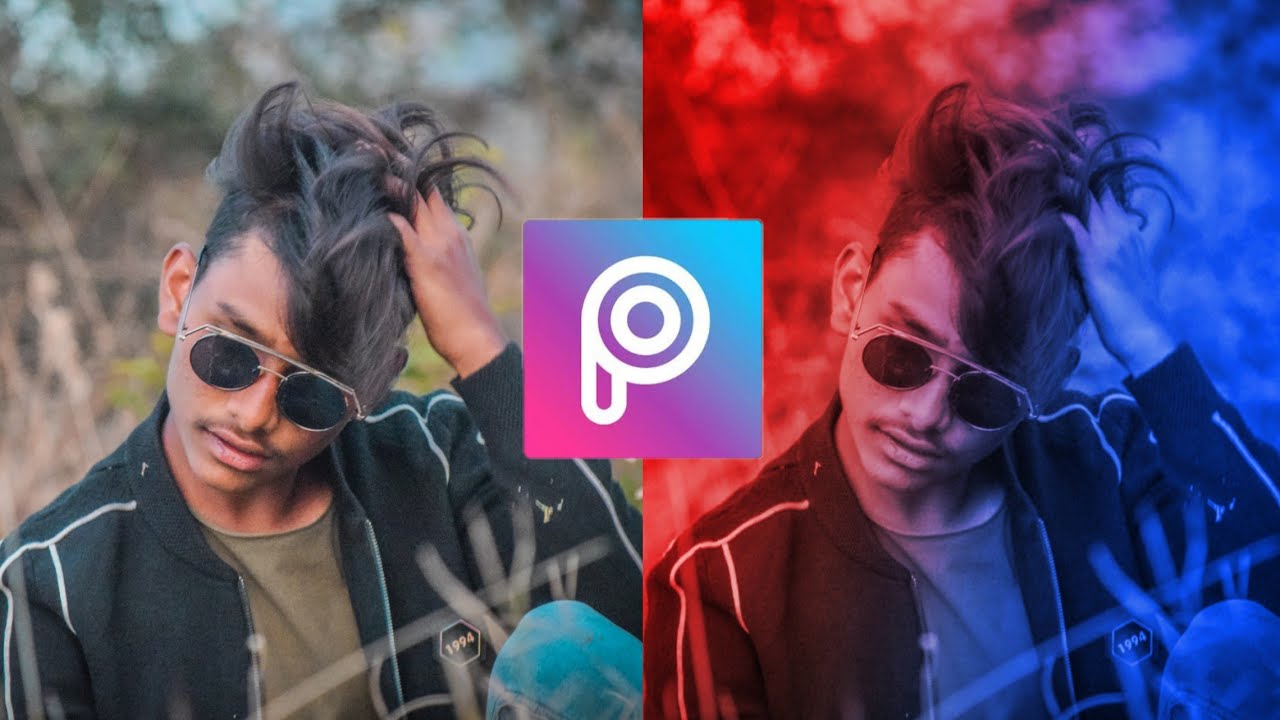 new red and blue tone editing |in PicsArt In 2min #picsart #editing# ...