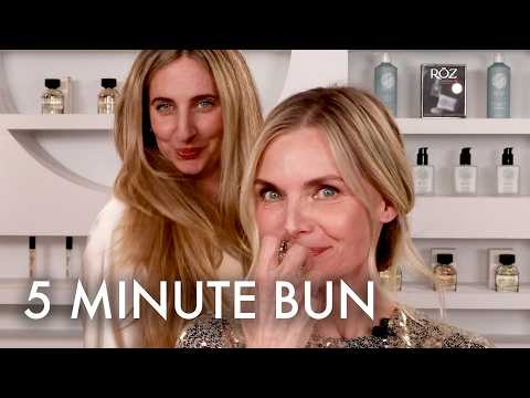 5 Minute Bun on Michelle Pfeiffer