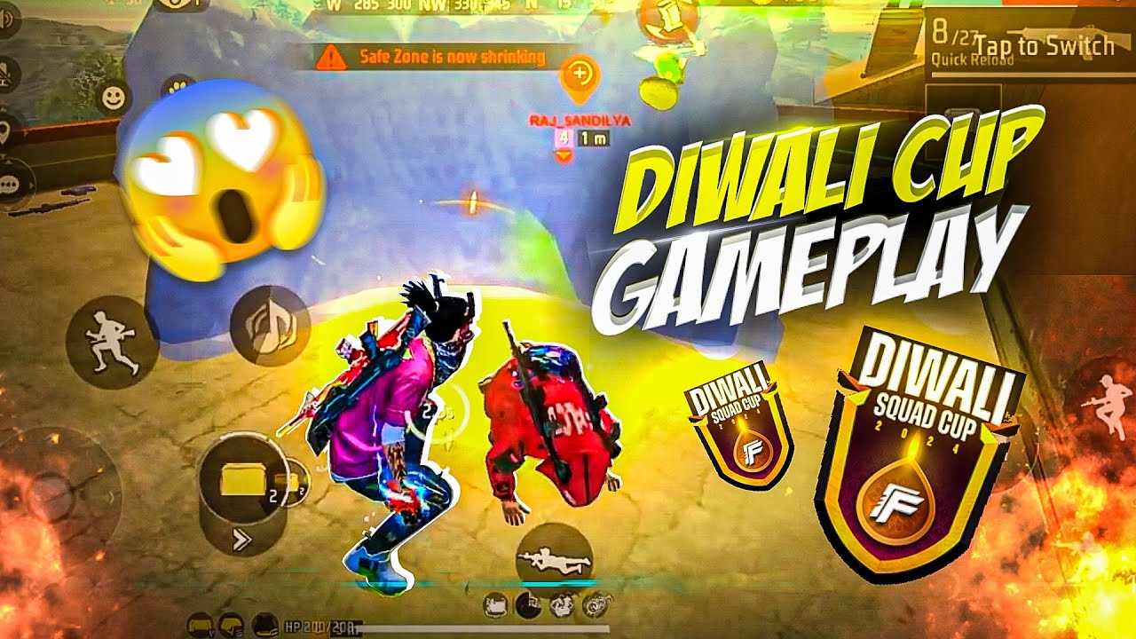 FREE FIRE DIWALI CUP GAME PLAY 🤑 || DIWALI CUP TOP 10 SQUAD WINNER 🫡 ...