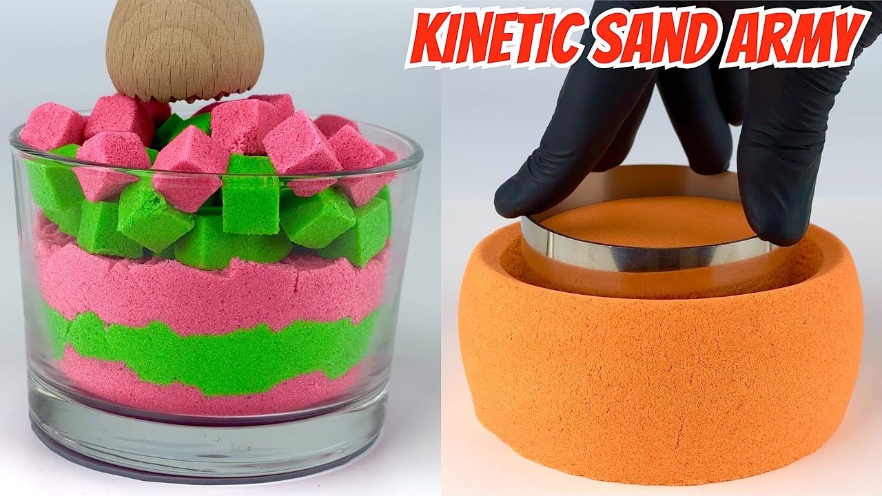 Kinetic Sand ASMR The Most Relaxing & Satisfying Sand Videos #91 - YouTube