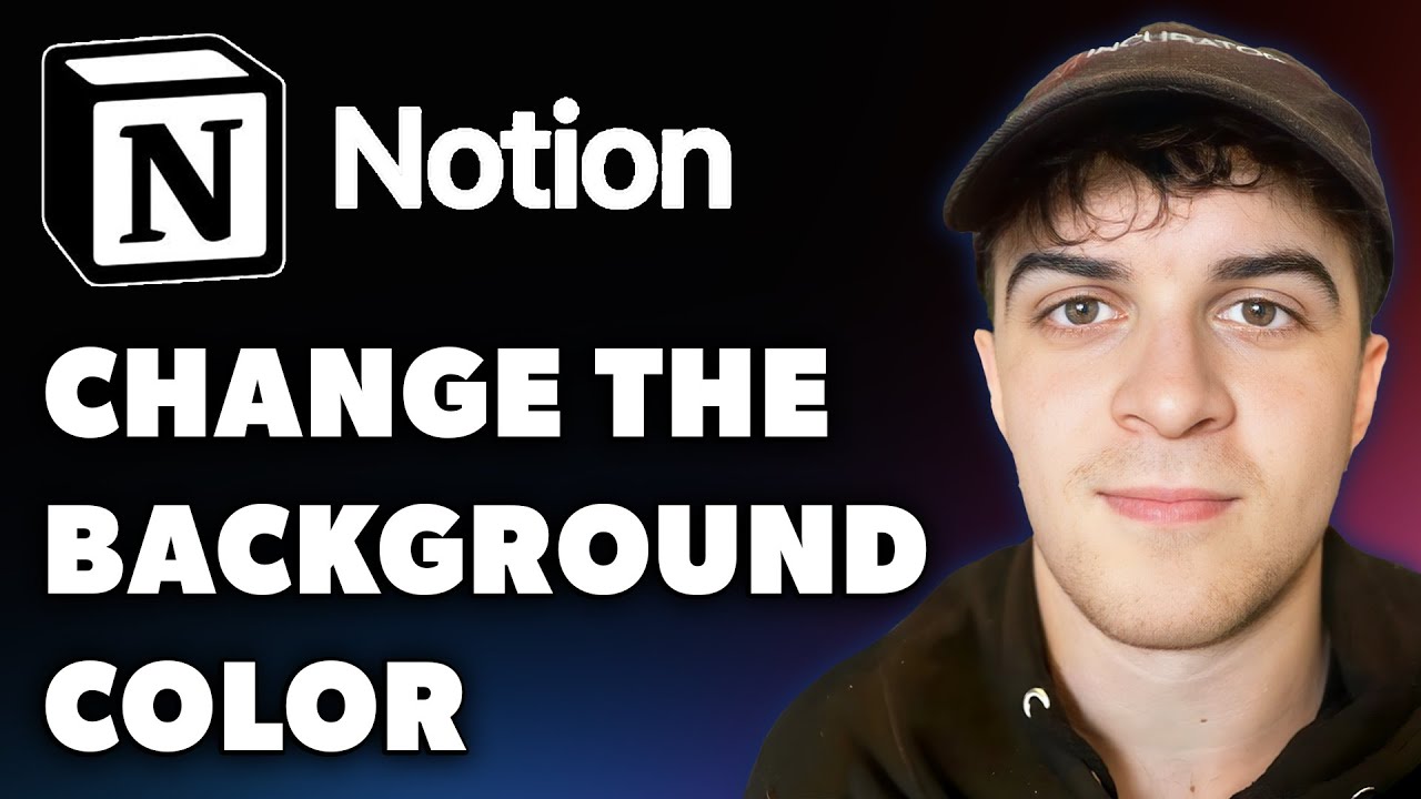 How to Change the Background Color in Notion (Full 2024 Guide) - YouTube
