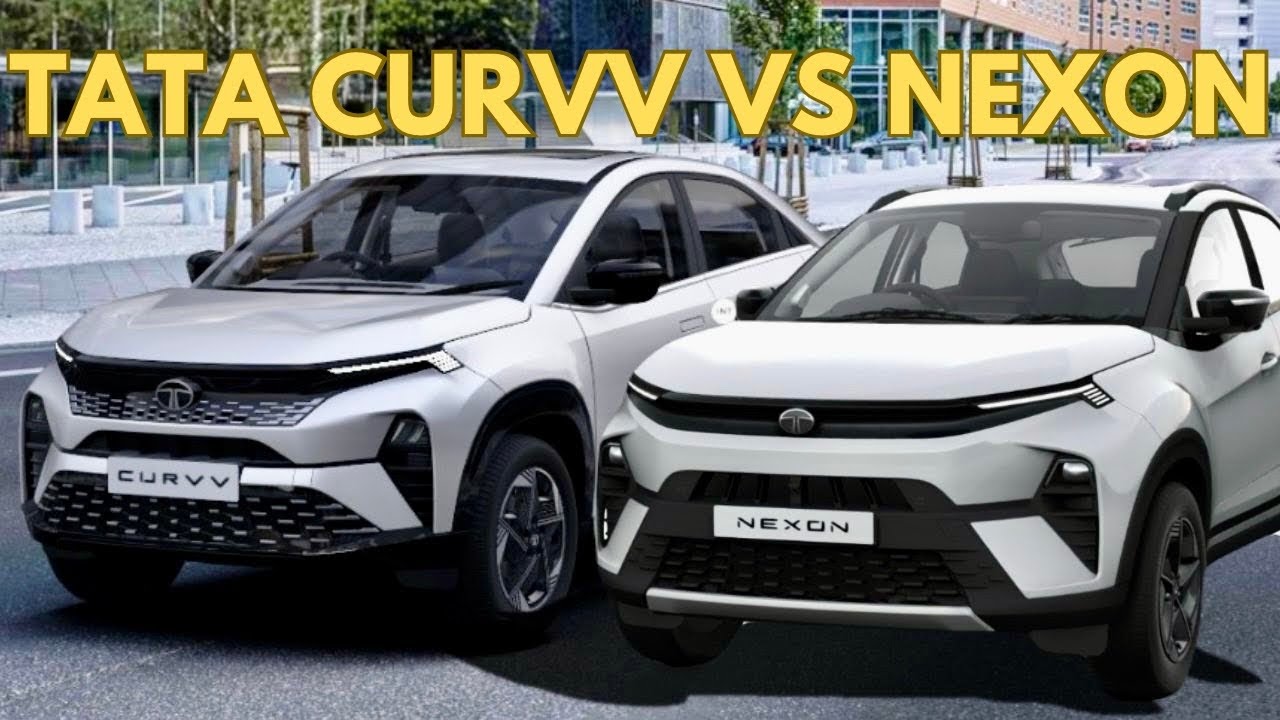 Tata Curvv Pure Plus S @11.70 Lakhs VS Tata Nexon Creative Plus S @12. ...