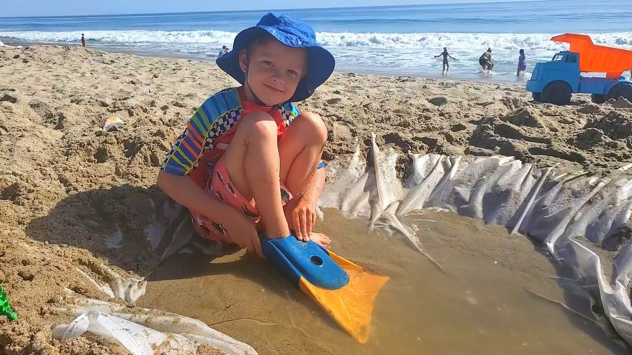 Swimming Pool on a Beach - #kids #fun #play #beach #activities #family ...
