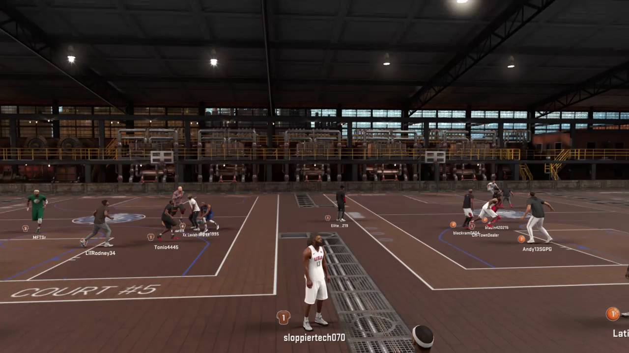 NBA 2K17 How to see players list in my park (PS4) - YouTube