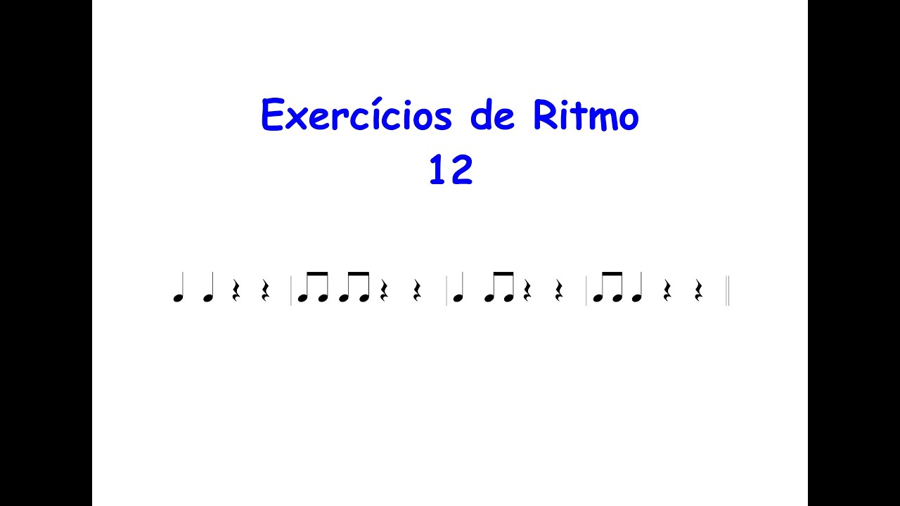 Exercícios de ritmo - 12 - YouTube