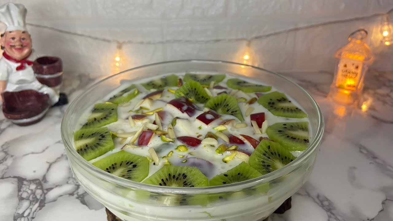 Creamy Fruit Chaat Recipe |Ramadan Special | Eman’s Kitchen - YouTube