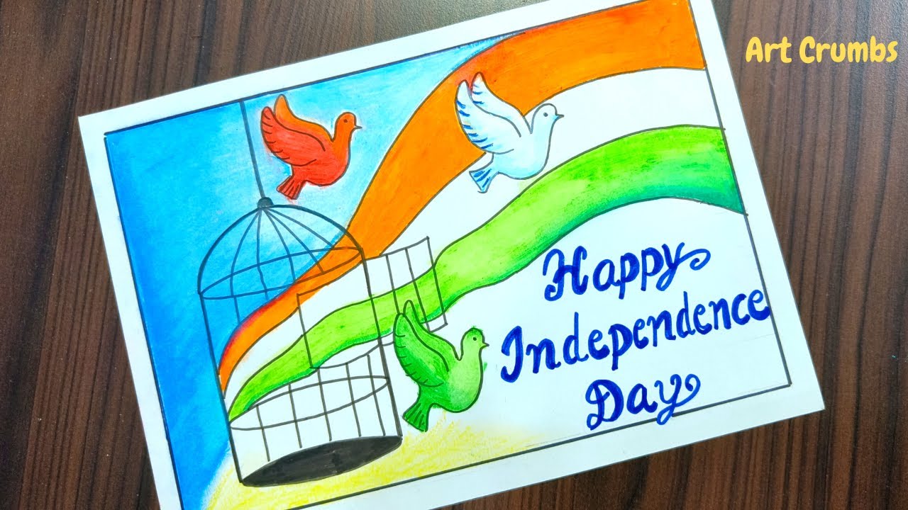 Independence day drawing for beginners |How to draw Azadi ka amrit ...