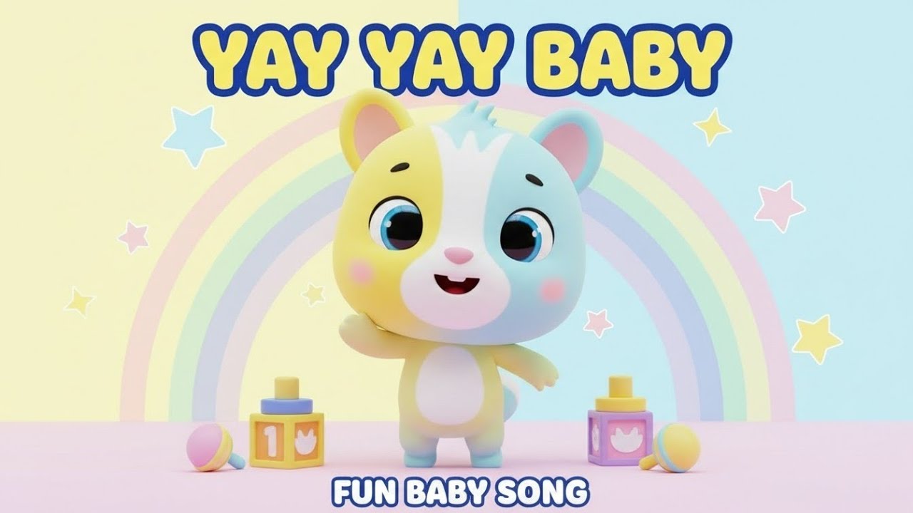 Baby Yay Yay Baby Song 🎵 | Fun Kids Cartoon Song | Baby Shark Style ...